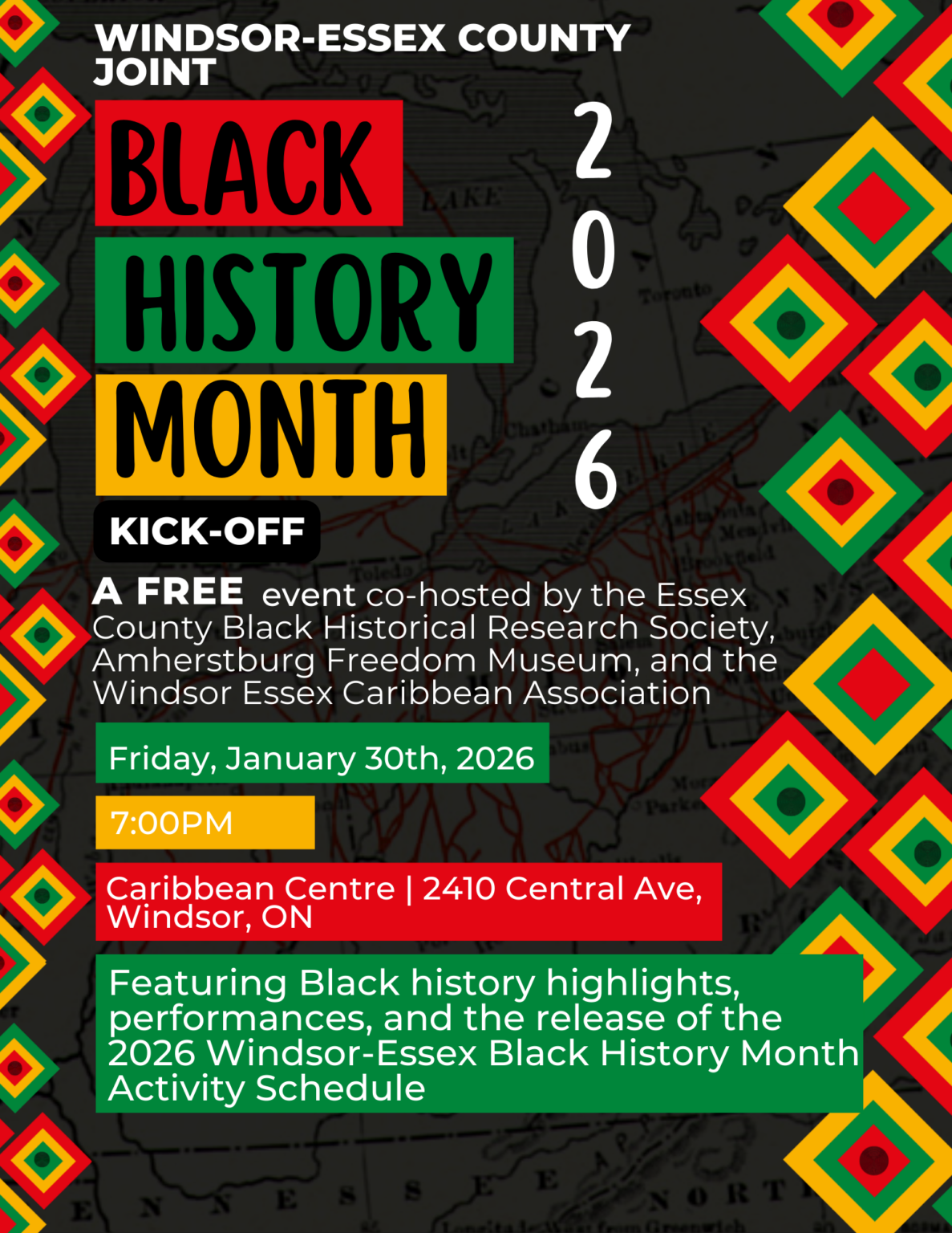 Black History Month Kick-Off 2026 – Amherstburg Freedom Museum